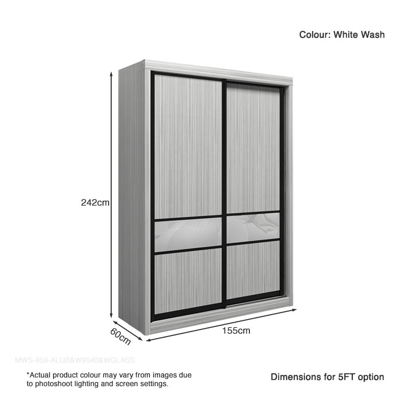 5FT Wardrobe – Sofaandbed.sg